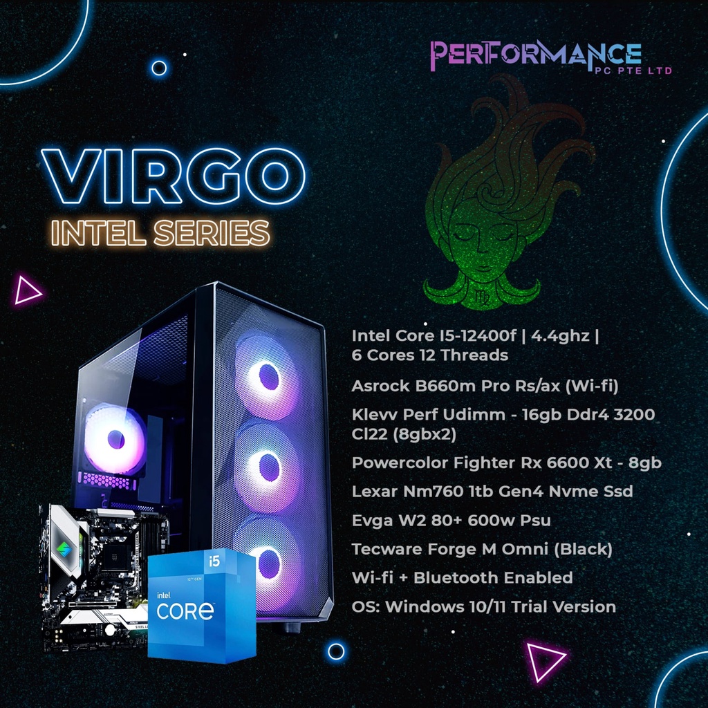 Zodiac Gaming Pc Bundle - Office Desktop / Student Desktop PC - VIRGO (LOCAL WARRANTY 3 YEARS BY ...