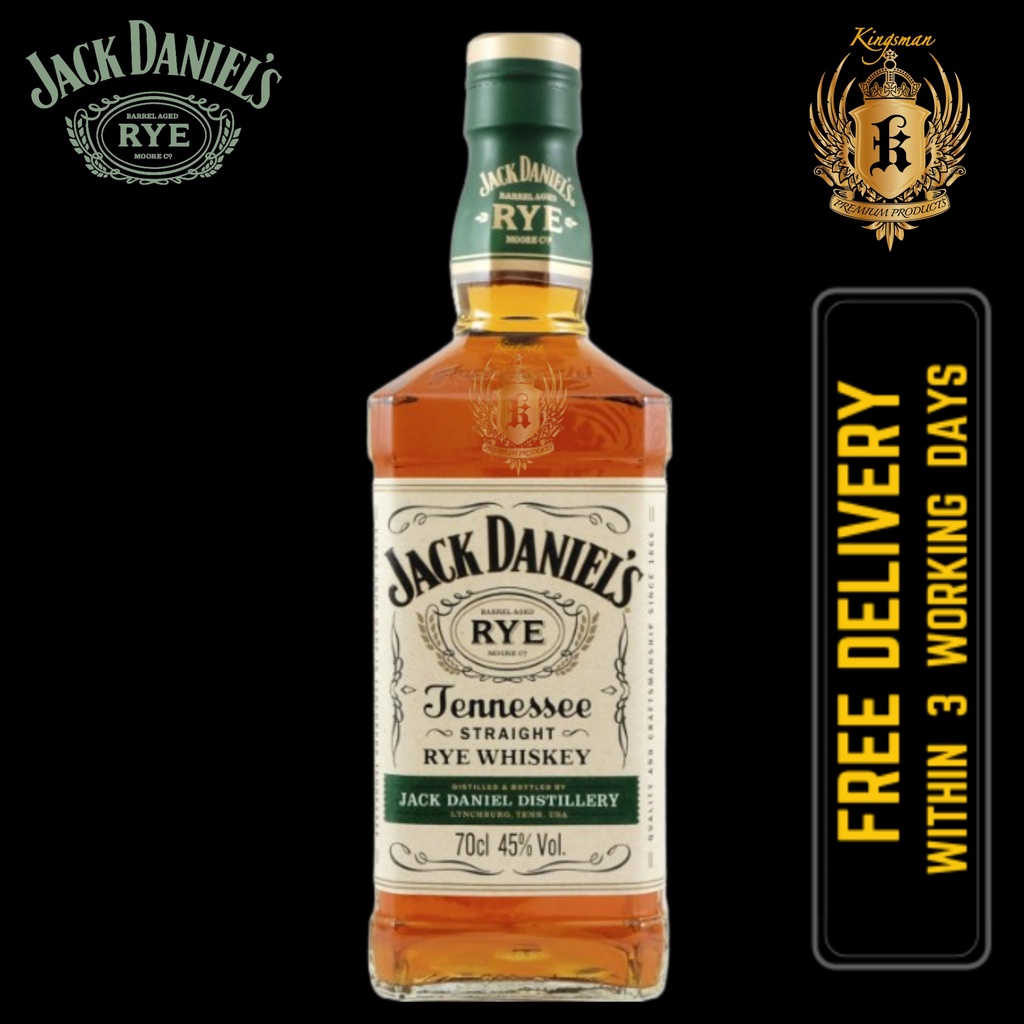 Jack Daniel's Tennessee Rye 700ml | Shopee Singapore