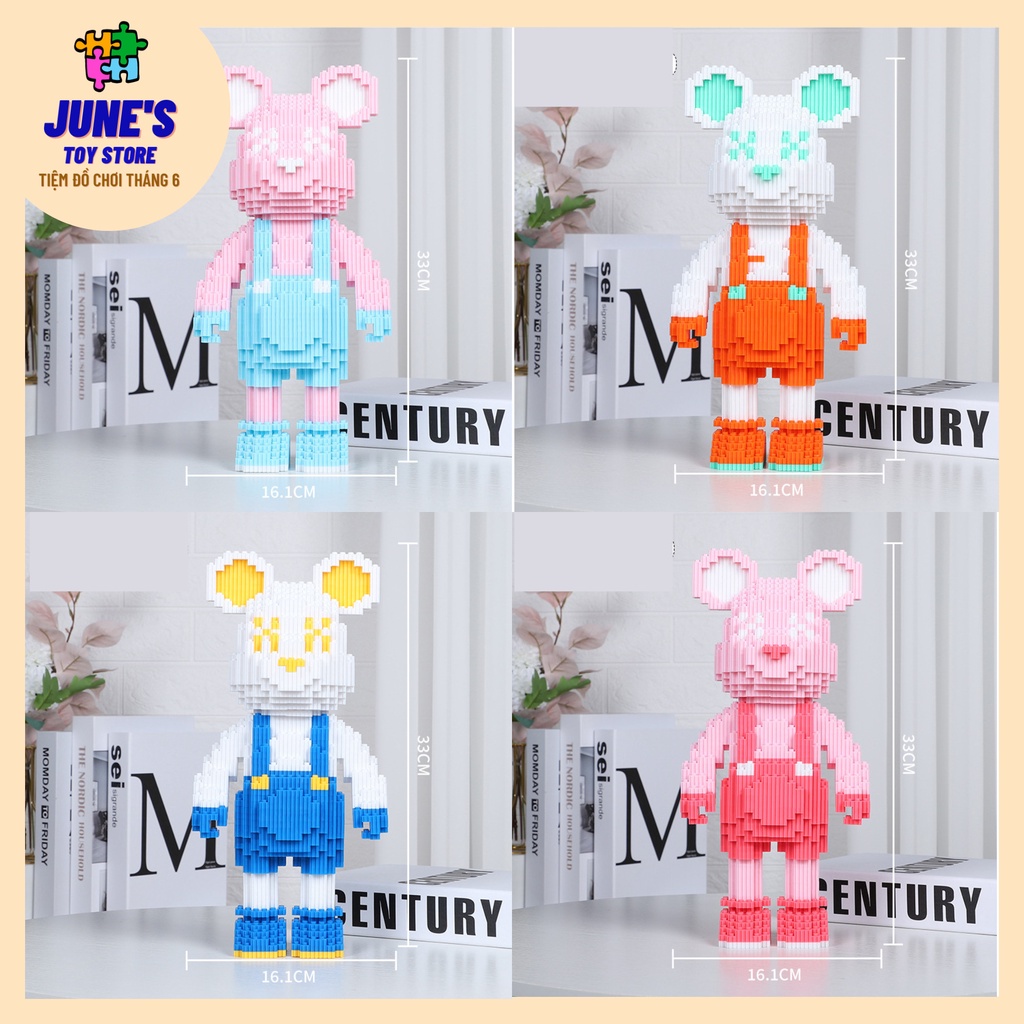Lego Bearbrick assembled model - Large Size 33cm | Shopee Singapore