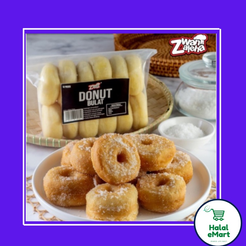 Wan Zaleha Donut Bulat - 300g Frozen | Shopee Singapore