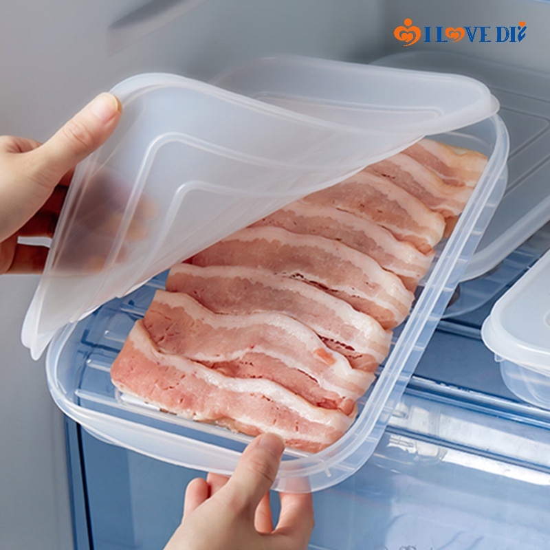 (exquise)Kitchen Food Storage Box With PE Soft Lid/ Refrigerator ...