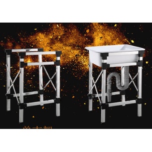 Simple Balcony Family Outdoor Temporary Kitchen Sink Single Sink Wash ...