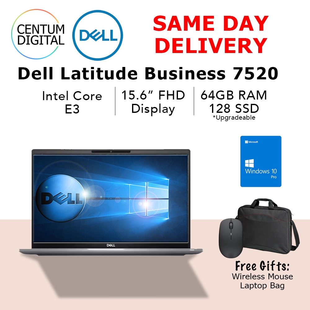 Refurbished Tip Top Condition Dell Latitude 7520 Business E3 Core 64GB ...