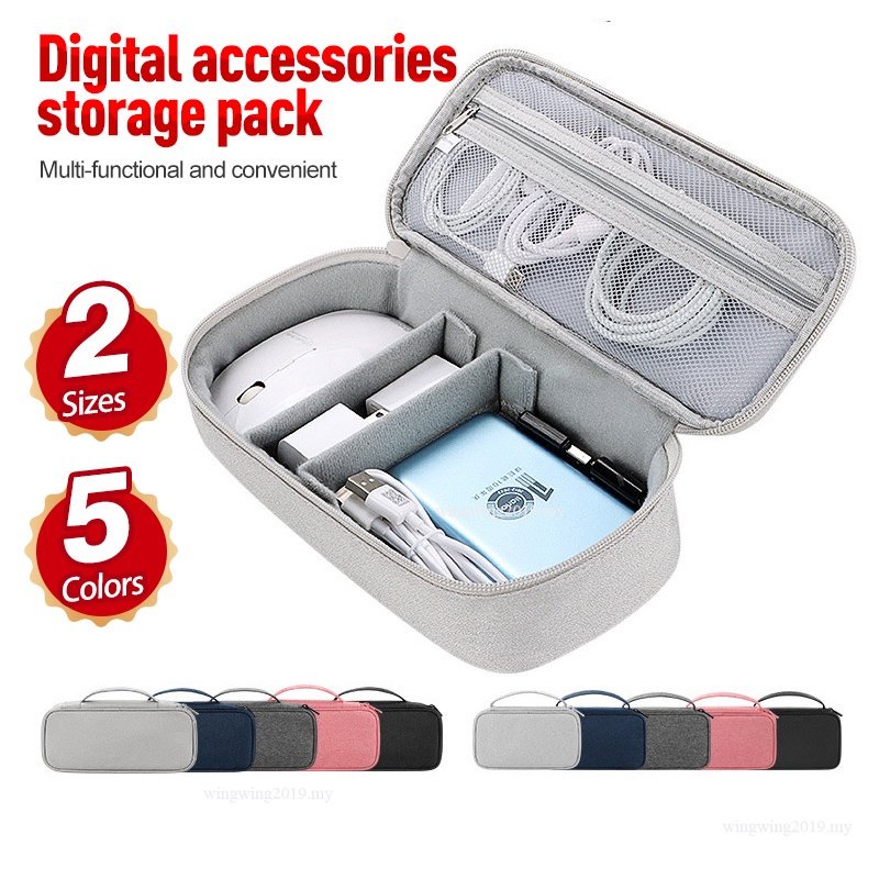 Travel Organizer Bag Storage Bag Portable Gadget Bag Electronic Digital ...