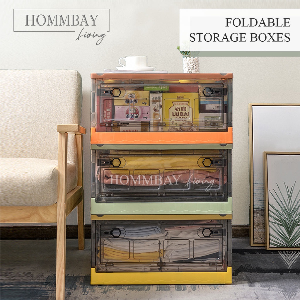 [CHEAPEST CLEARANCE SALE] Transparent Foldable Storage Box , Storage ...