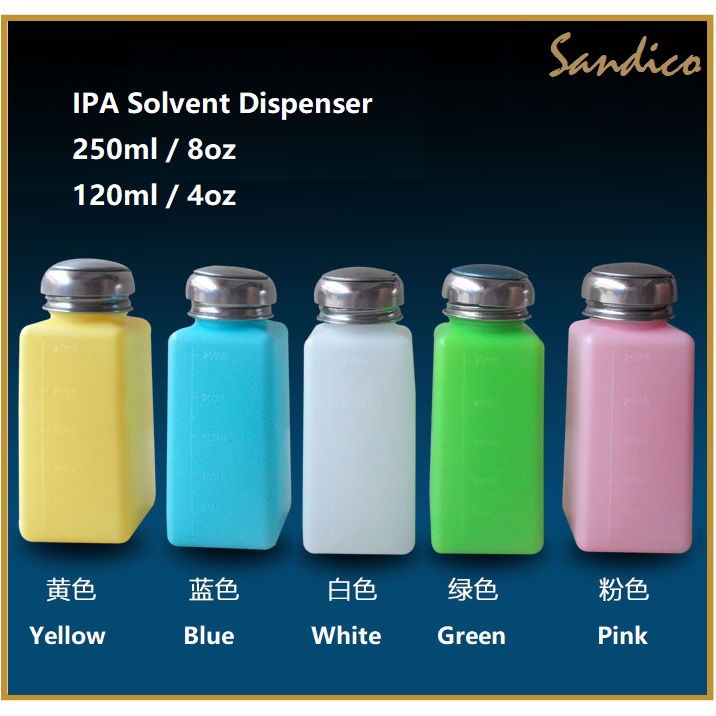 IPA Solvent Bottle, IPA Solvent Dispenser, Alcohol Bottle/Dispenser ...