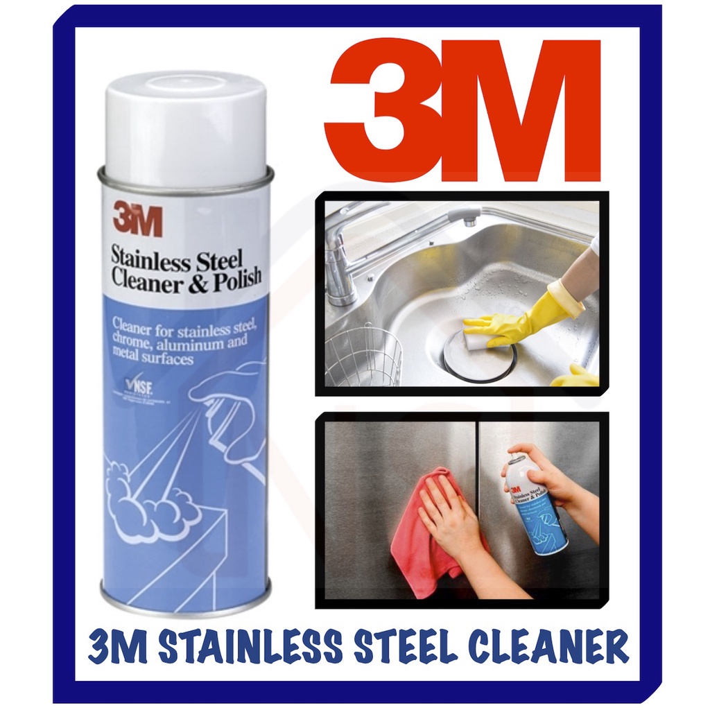 3M Stainless Steel Cleaner and Polish 21 oz Aerosol | Shopee Singapore