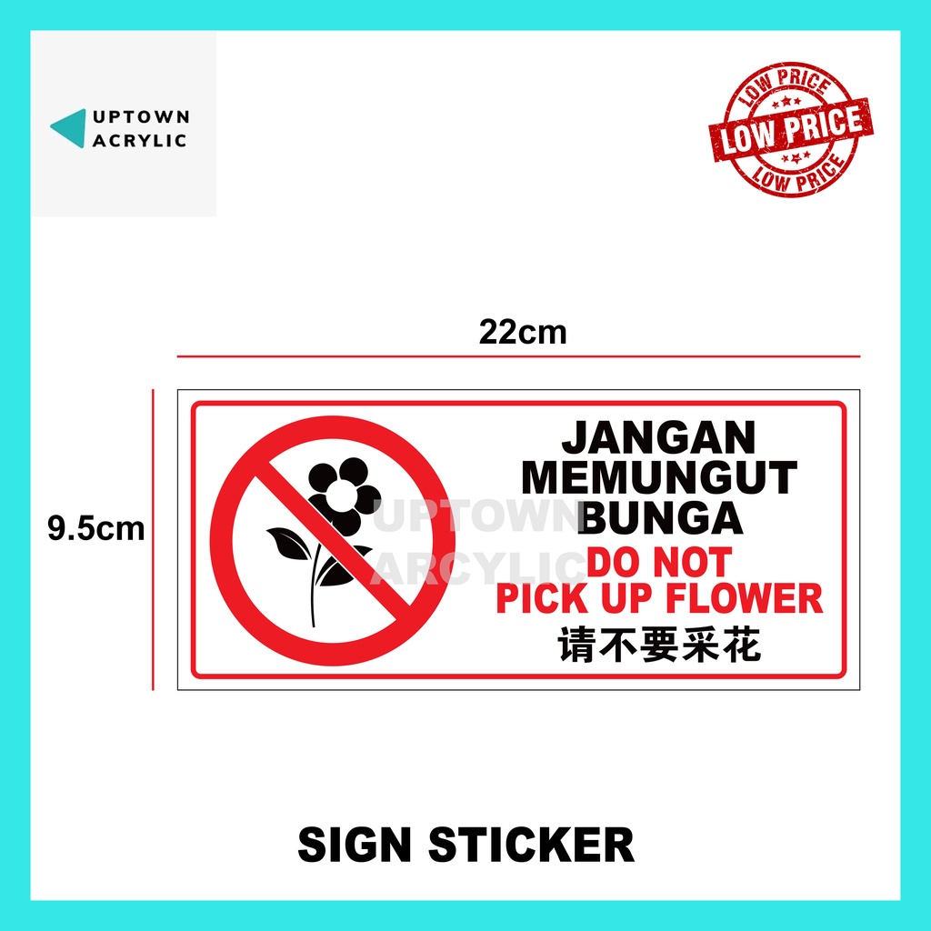 PVC Signs Sticker Vinyl Adhensive Sticker (Waterproof, ScratchProof ...