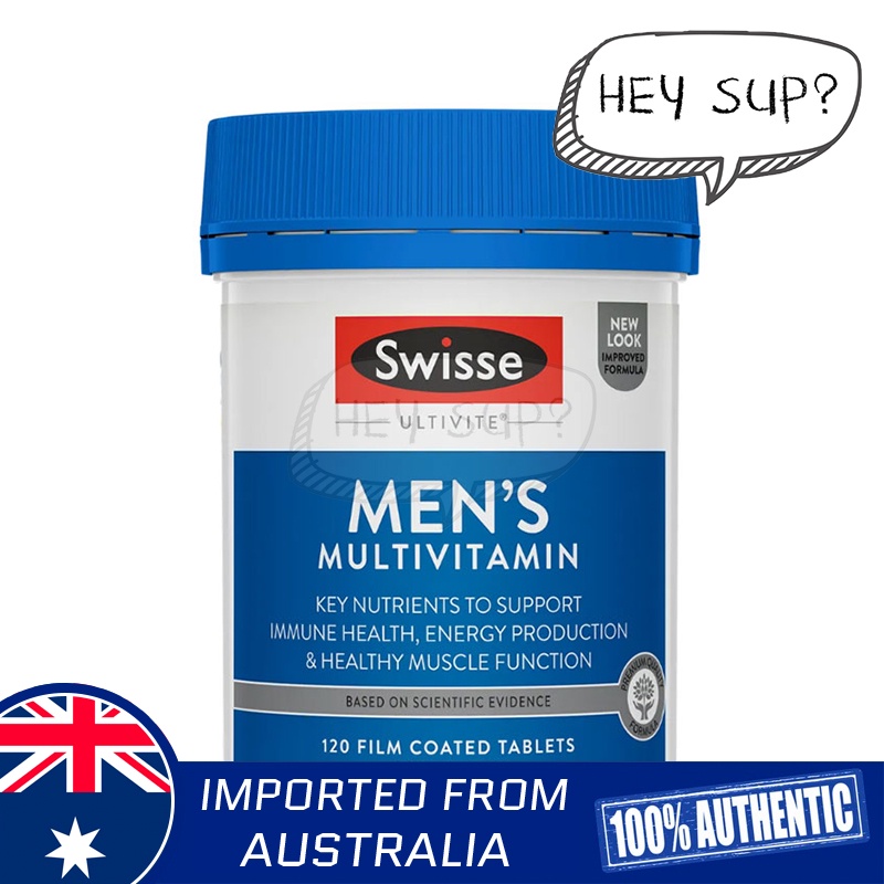 Swisse Ultivite Men's Multivitamin 120 Capsules | Shopee Singapore