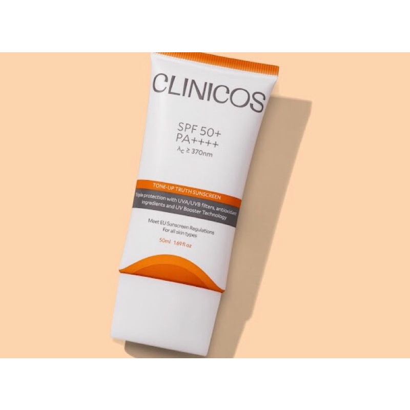 Clinicos TONE-UP TRUTH SUNSCREEN NATURAL TONE-UP SUNSCREEN SPF 50 PA ...
