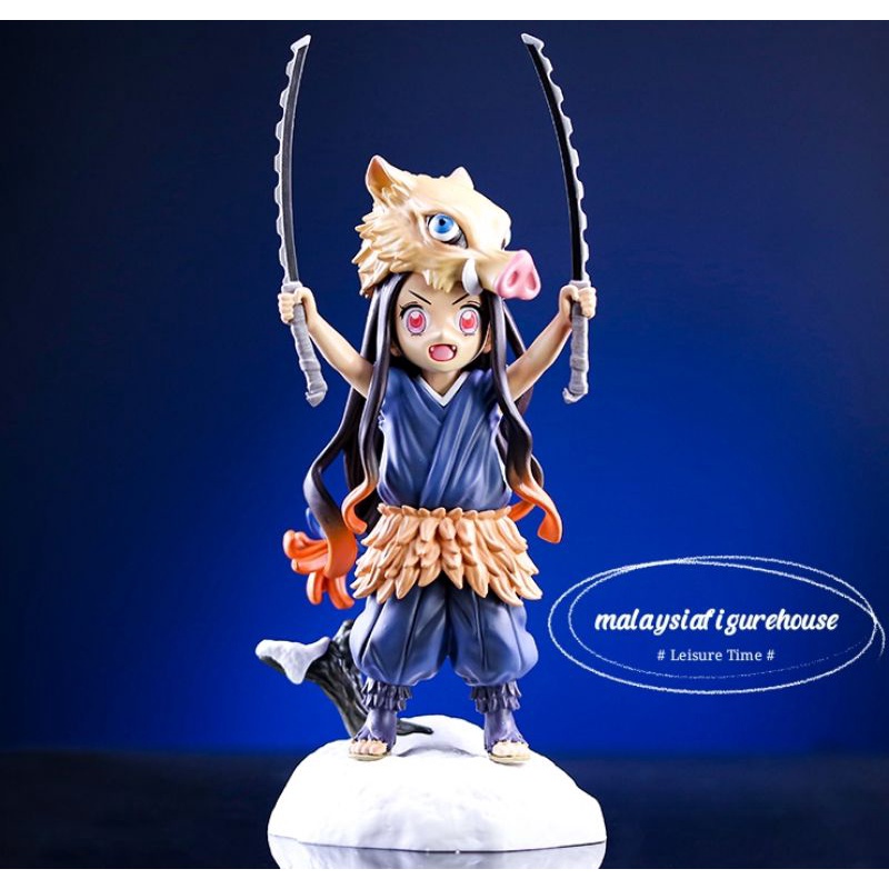20CM DEMON SLAYER KAMADO NEZUKO COSPLAY INOSUKE COPY RESIN FIGURE ...