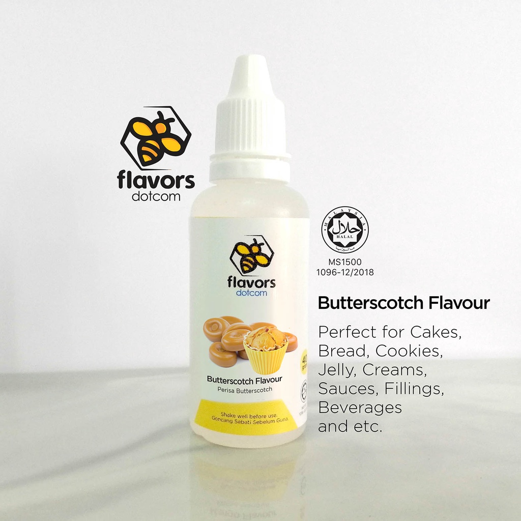[HALAL] Flavors Dotcom Food Flavouring - Butterscotch Emulco ...