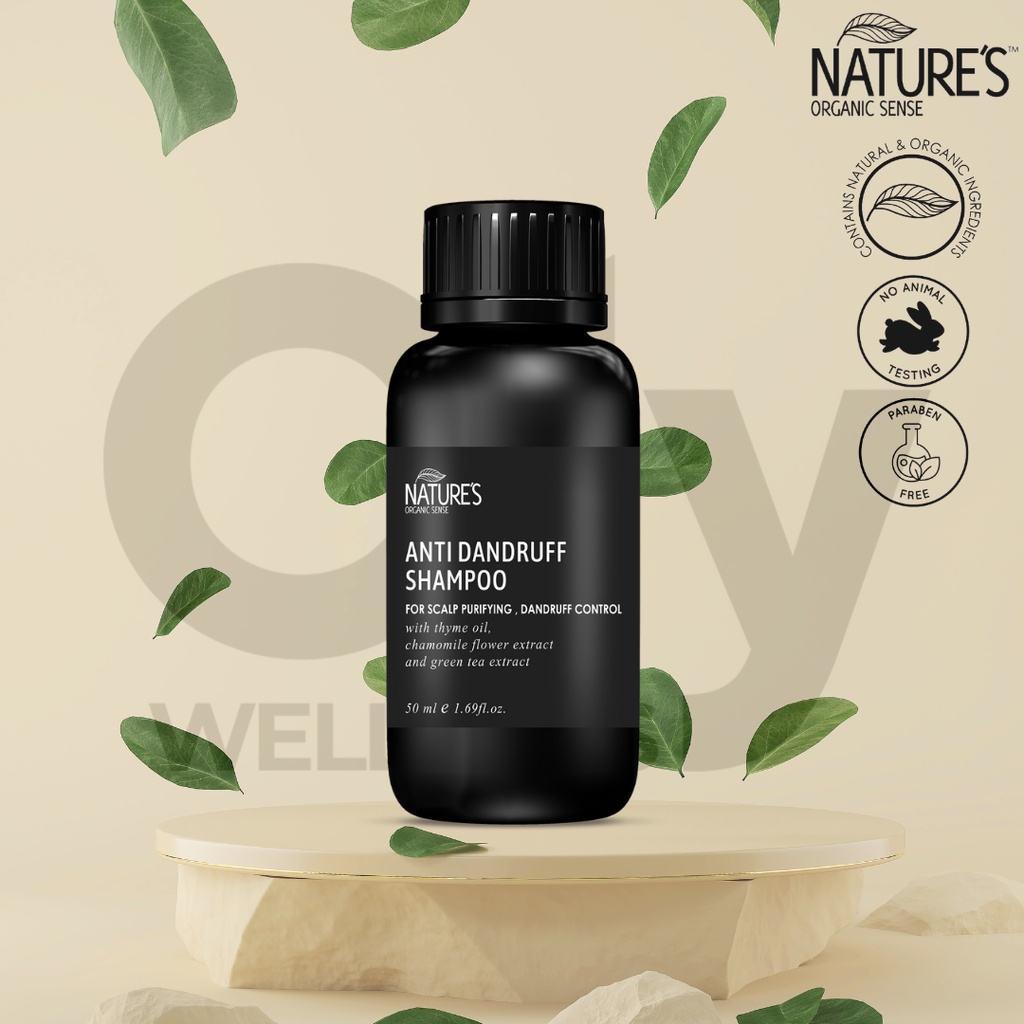 Anti-Dandruff Shampoo - Nature's Organic Sense (50ML) | Shopee Singapore