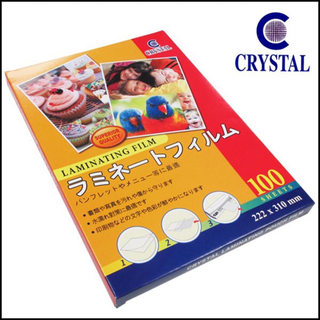 CRYSTAL A4 SIZE LAMINATING FILM (100 SHEETS) | Shopee Singapore