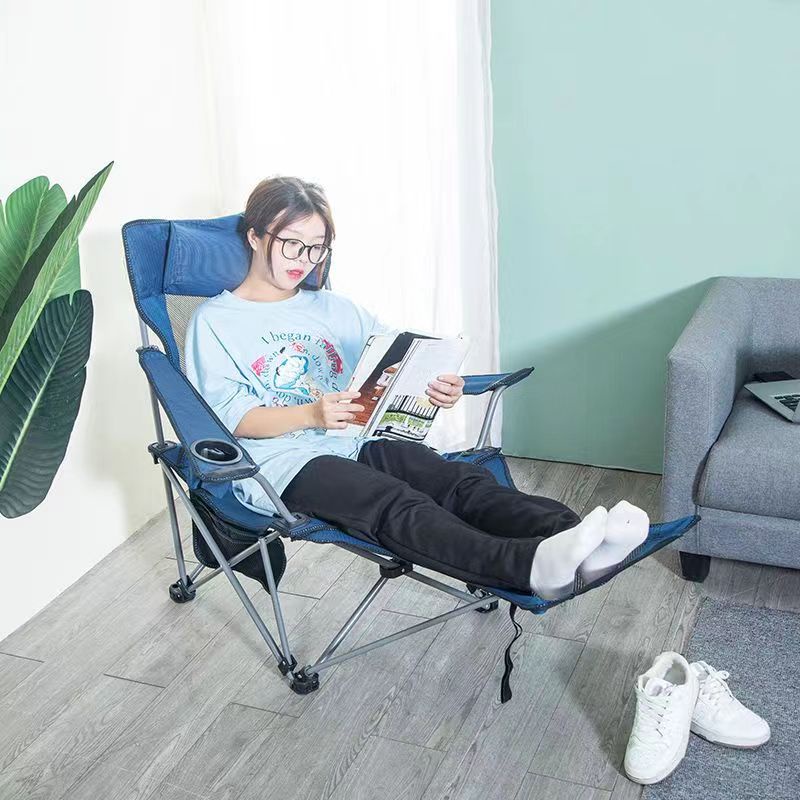 [SG Ready Stock] Folding Chair Outdoor Portable Lazy Chair Foldable ...