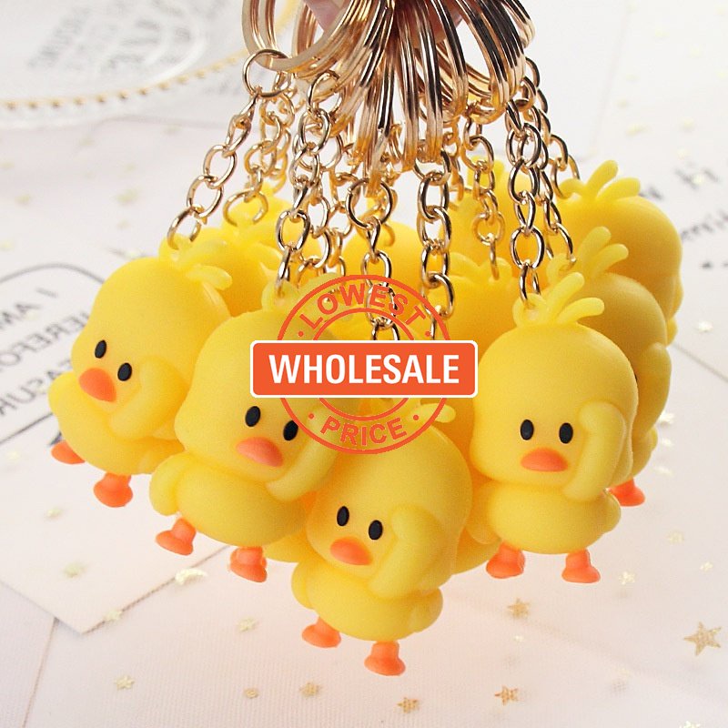 [Wholesale Prices] Wedding Party Gift Little Yellow Duck Keychain ...