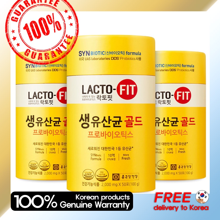 [Chong Kun Dang] LACTO-FIT Korea PROBIOTICS GOLD for All Ages 10/30/50 ...