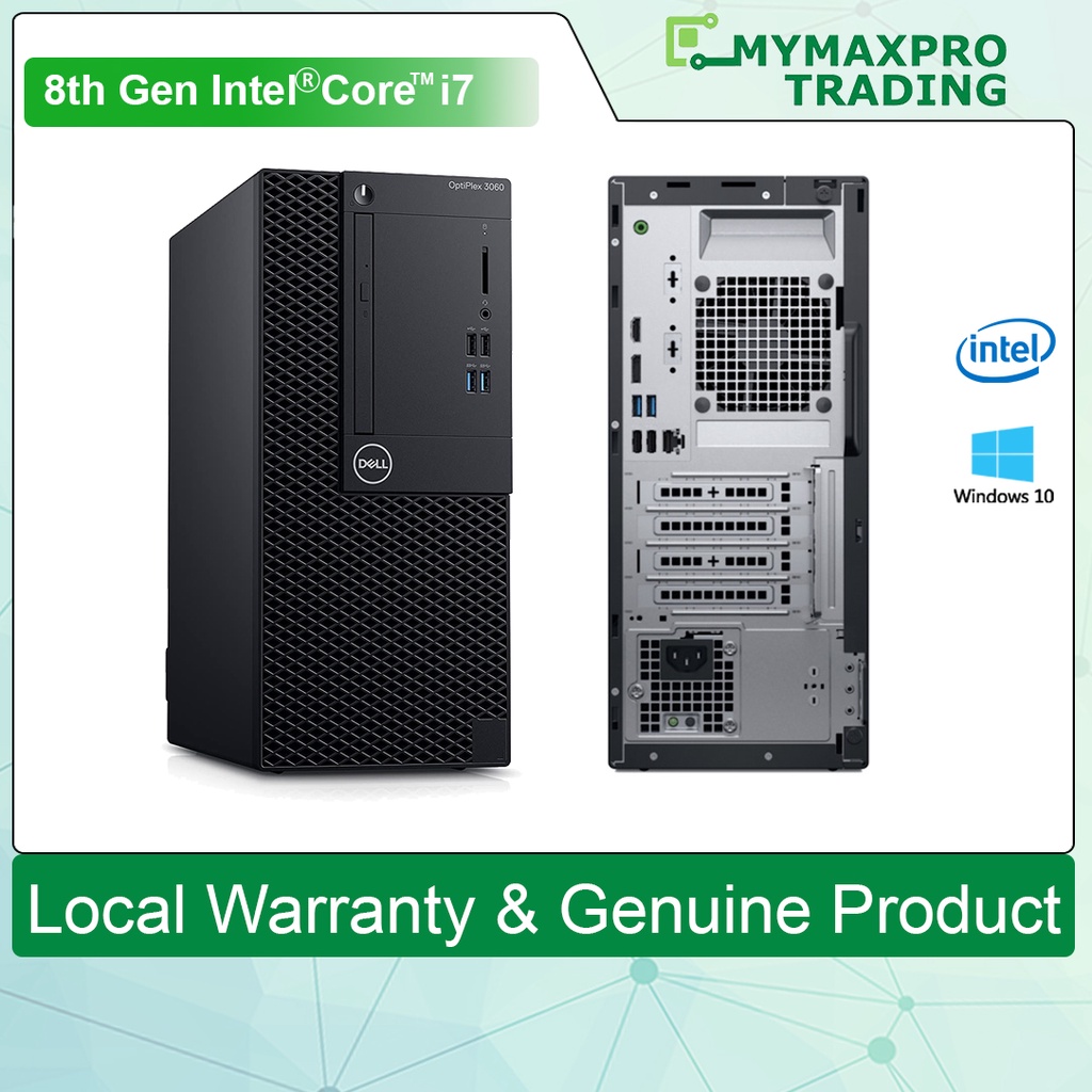 PC i7 Dell Optiplex 3060 MT Intel Core i7 (8th Gen) / 8GB RAM / 256GB ...