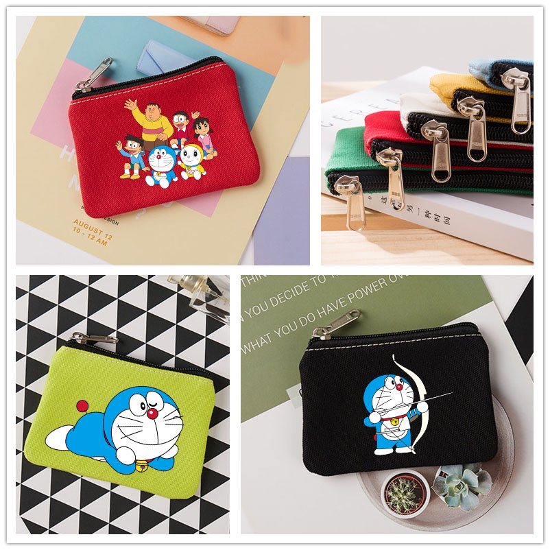 Cute Coin Wallet Doraemon Coin Purse Student Gift Fashion Key Bag Coin ...