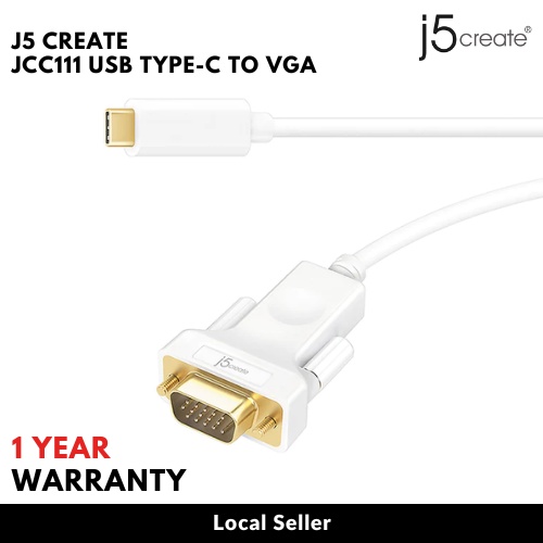 J5 create USB Type-C to VGA Cable JCC111 (1 Year Local warranty ...
