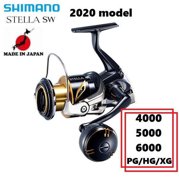 Shimano 20'Stella SW 4000/5000/6000/PG/HG/XG spinning reel【direct from Japan】【made in Japan ...