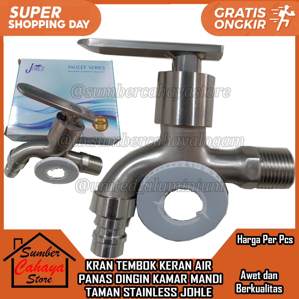 MESIN Wall mounted Water faucet Bathroom Garden faucet Stainless Steel ...