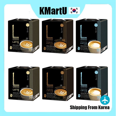 LOOKAS9 Signature Korea Coffee Mix Sticks 3 type / Signature latte 50T ...
