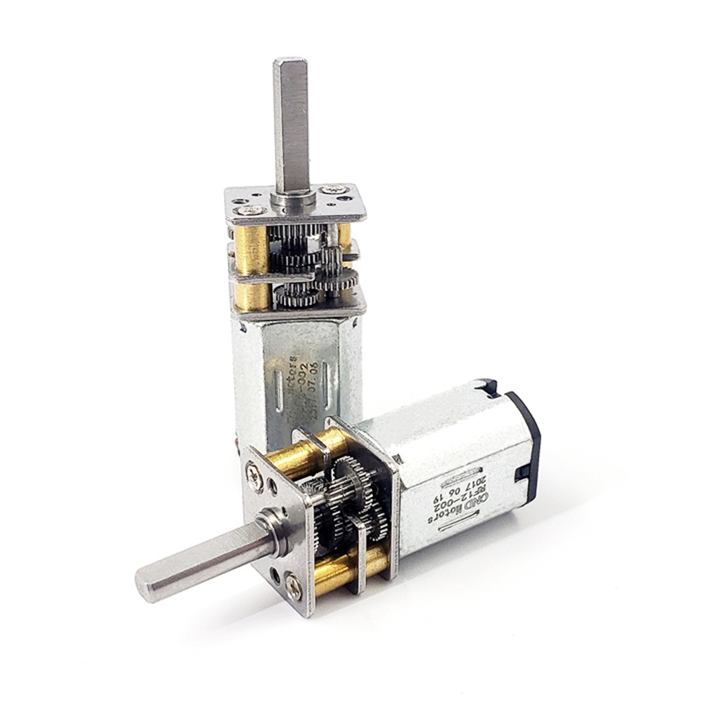 1PCS Micro N20 Gear Motor DC 3V-6V 200RPM Length 11mm Slow Speed Large ...