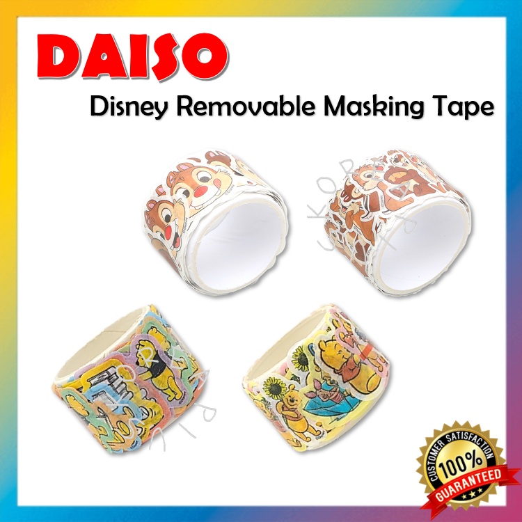 [DAISO] Disney Removable Masking Tape 100pcs | Shopee Singapore