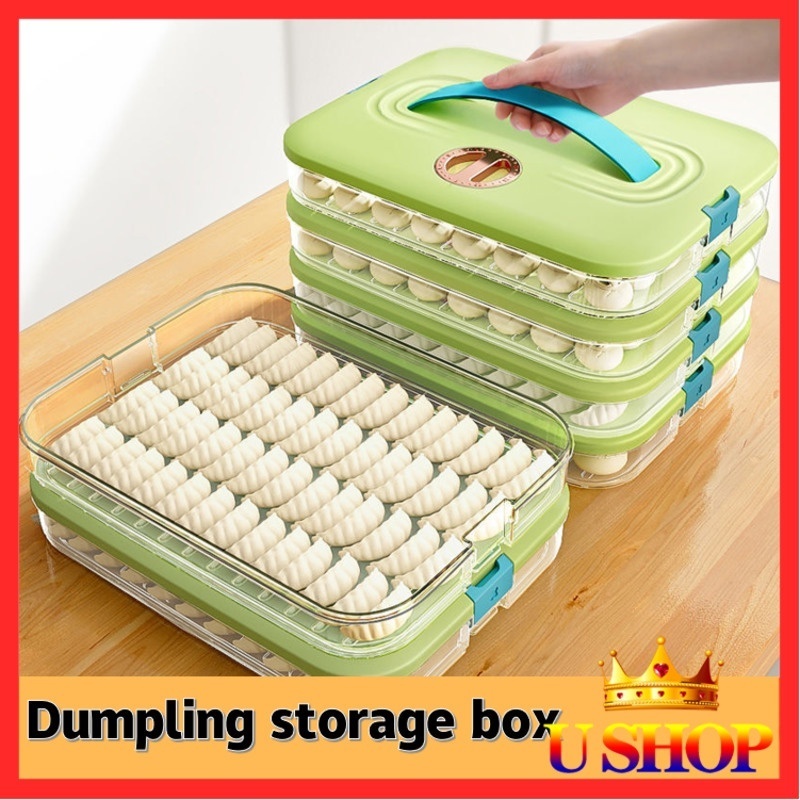 Dumpling Box 1-4 Layers Kitchen Refrigerator Frozen Household Fresh ...