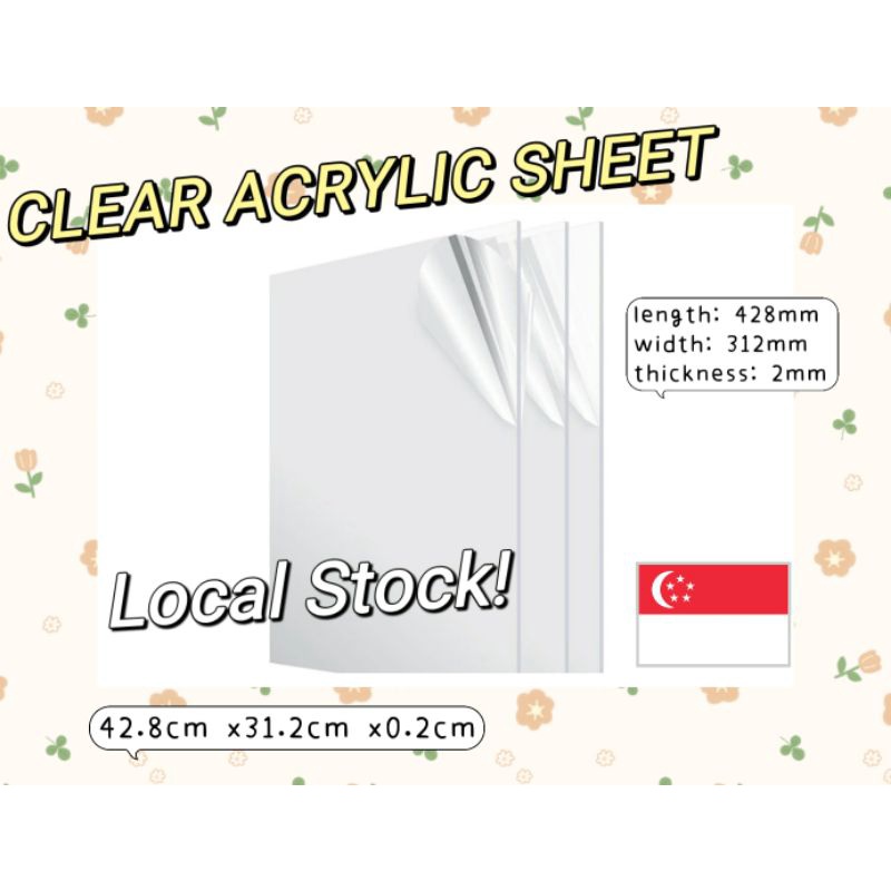 {fast deliver}High Quality A3 size transparent clear acrylic prespex ...