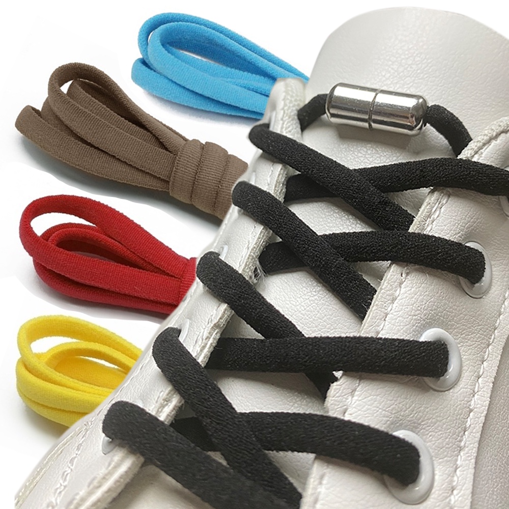 1 Pair Elastic Shoelaces Semicircle Shoe Laces For Kids and Adult ...
