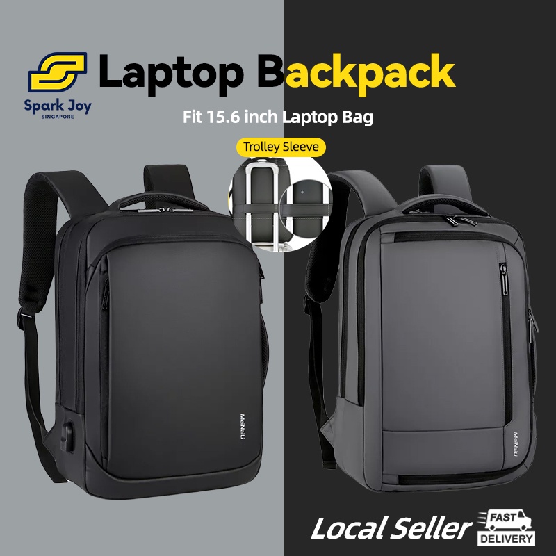 【SG】Large Space Business Laptop Backpack / Waterproof Travel Bagpack ...
