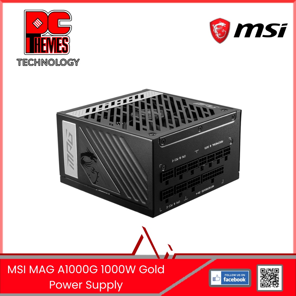 MSI MAG A1000G 1000W Gold Power Supply | Shopee Singapore