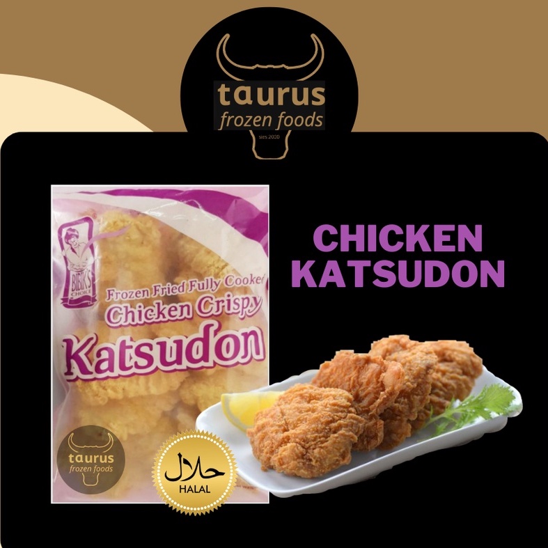 [Taurus] Bibik's Chicken Crispy Katsudon 1kg Halal | Shopee Singapore