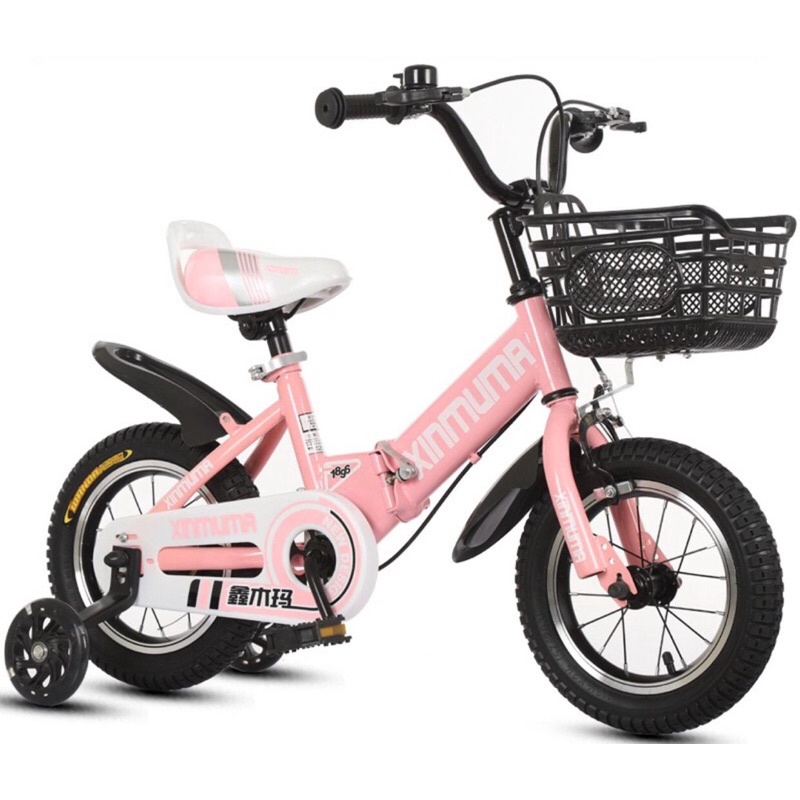 Fully Assembled Children Foldable bike with training wheels 14/16/18 ...