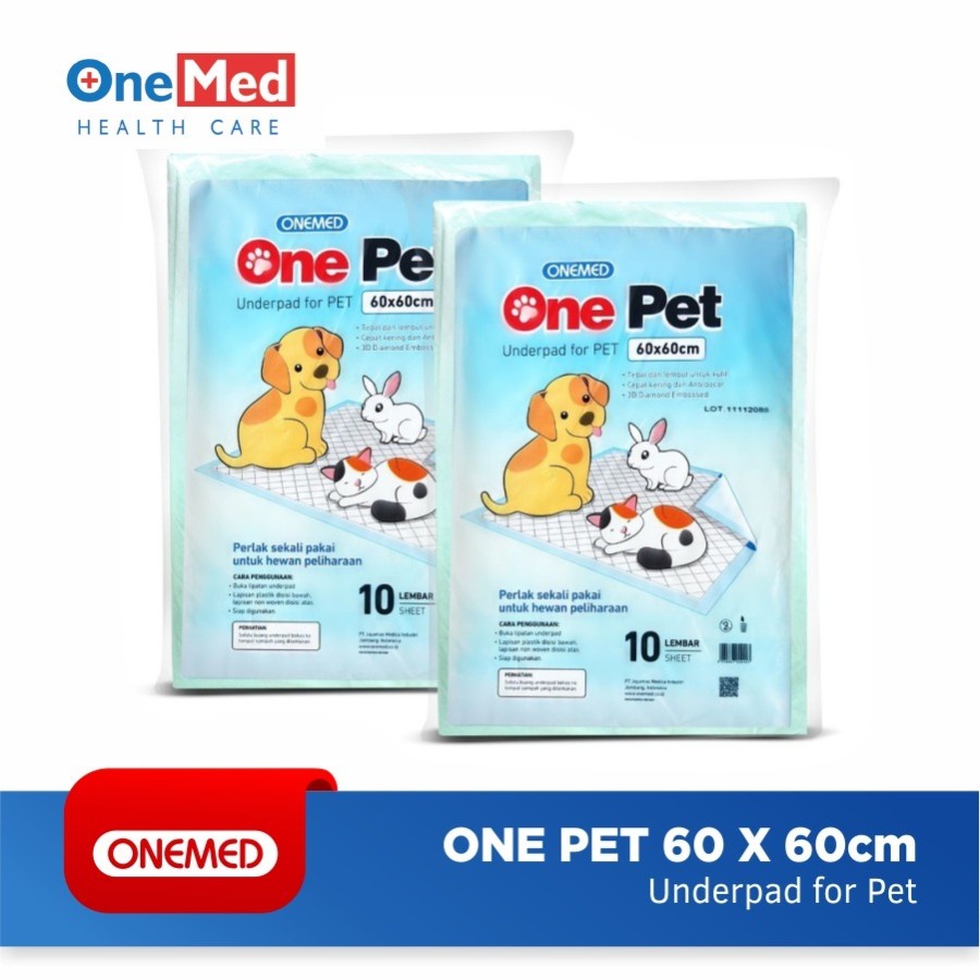 Underpad One Pet/Toilet Training/Animal Urine Placemat 60x60cm OOF ...