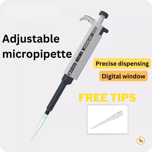 【FREE TIPS】 Lab Pipette Plastic Dropper Digital Adjustable Volume ...