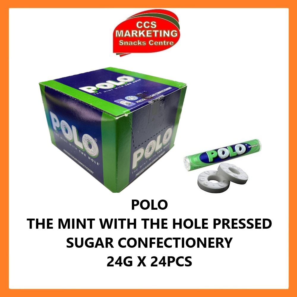 CCS Polo The Mint With The Hole Pressed Sugar Confectionery ( 24g x ...