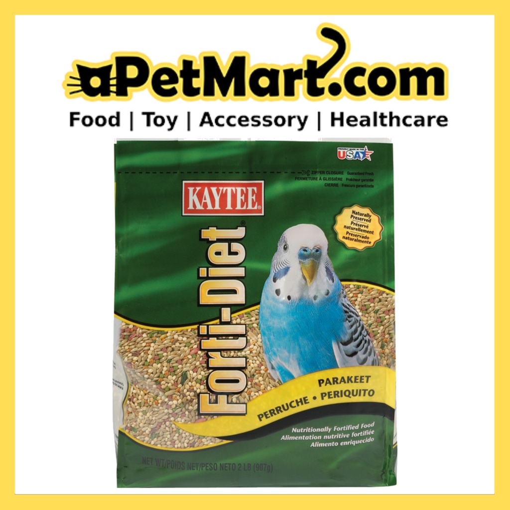 Kaytee Parakeet Feed Forti-Diet 2lb Bird Food | Shopee Singapore