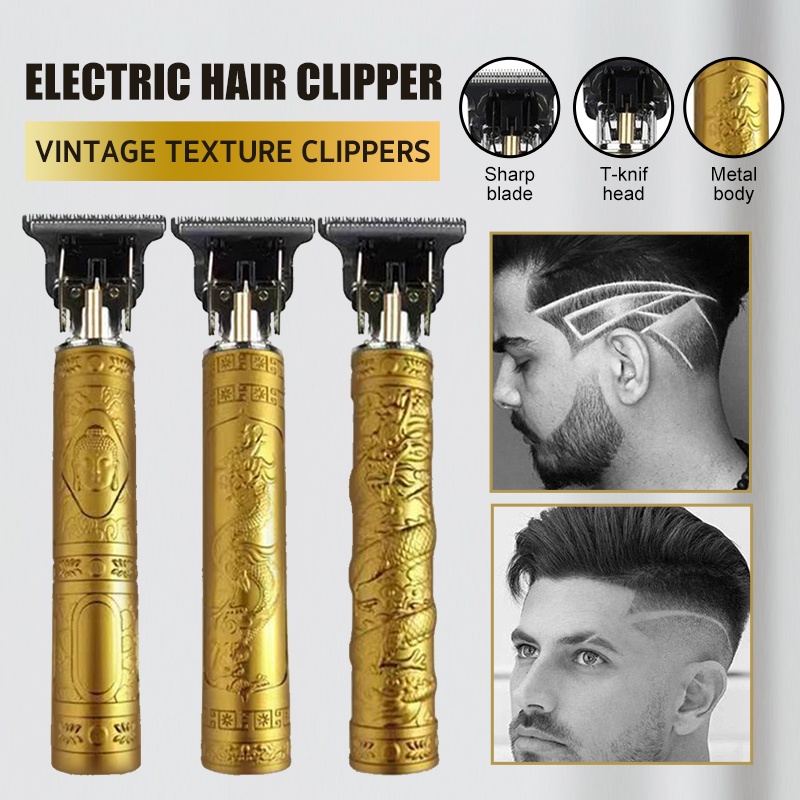 T9 Hair clipper electric/USB electric push shear/beard trimmer/electric ...