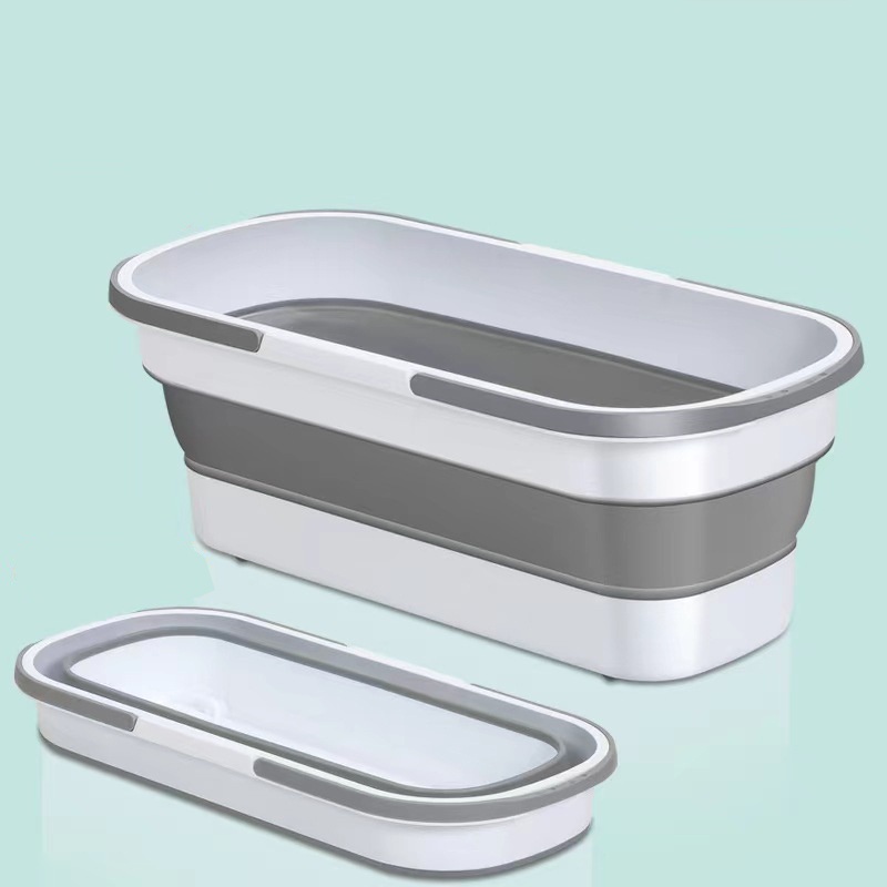 Boleh Lipat Plastik Water Wash Basin Tong Air Folding bucket portable ...
