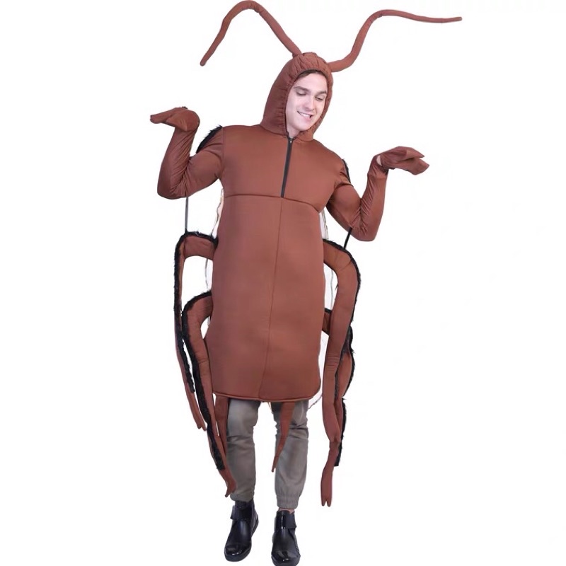 [SG Seller] Adults Cockroach Costume Funny Halloween Creepy Cosplay ...