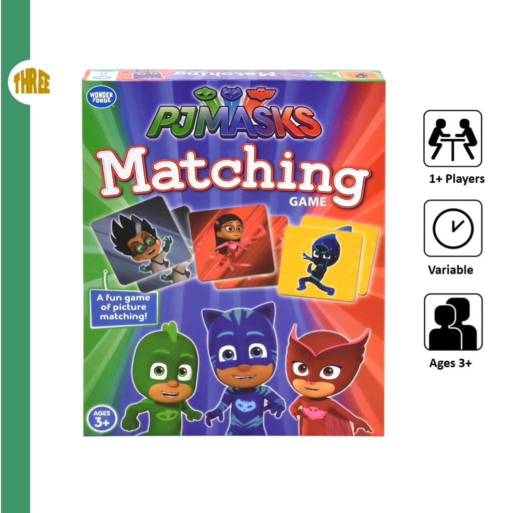 [SG STOCK]PJ Masks Memory Game – Matching Picture Snap Pairs Game For ...