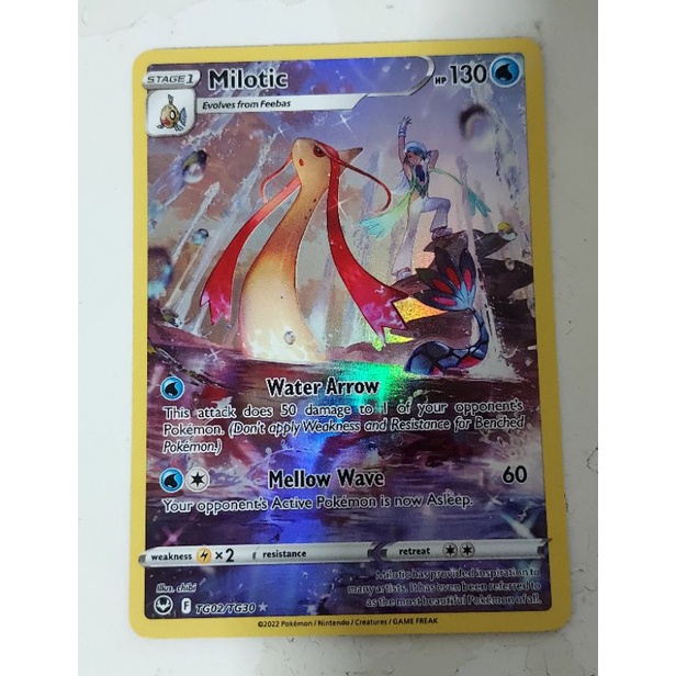 Pokemon milotic trainer gallery silver tempest card | Shopee Singapore