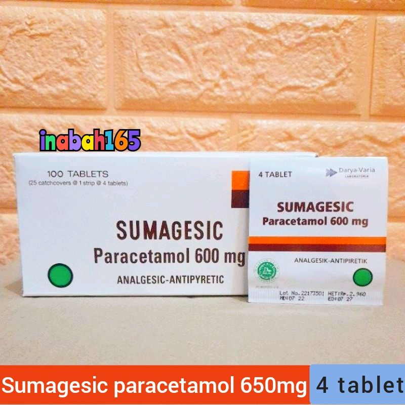 Sumagesic paracetamol 650mg (per-strip) | Shopee Singapore