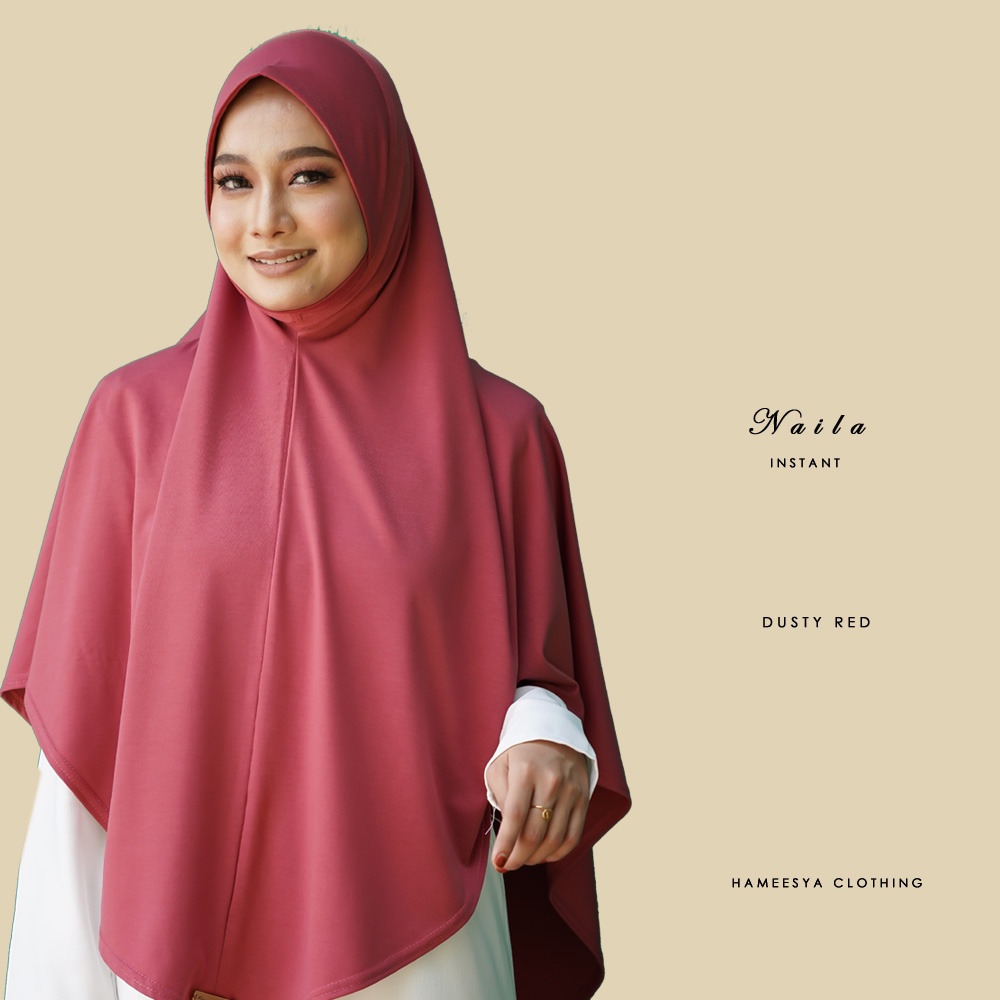 Cotton NAILA Long Hijab Chin Hijab Ironless Hijab Hajj Umrah Sarong ...