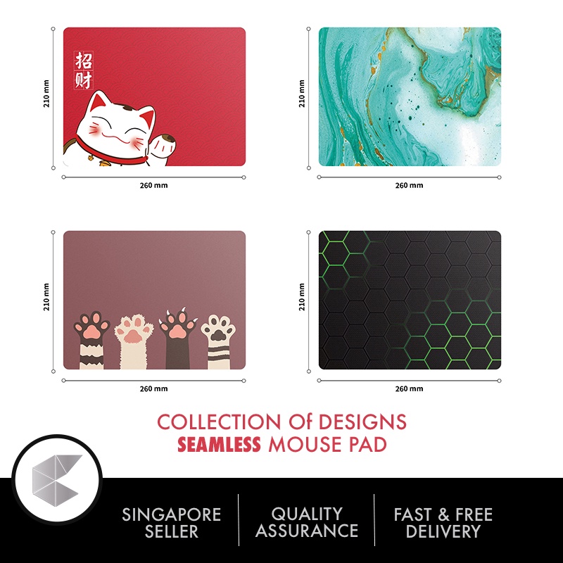 SG Ready Stock Premium Lucky Fortune Cat and CollectionMouse Pad ...