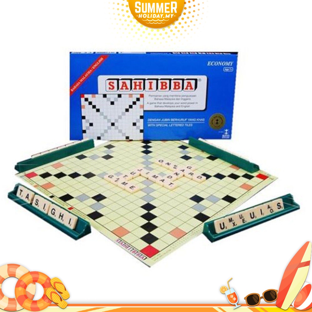 Sahibba Bahasa / English Economy Brain Teaser Words Scramble Board Game ...
