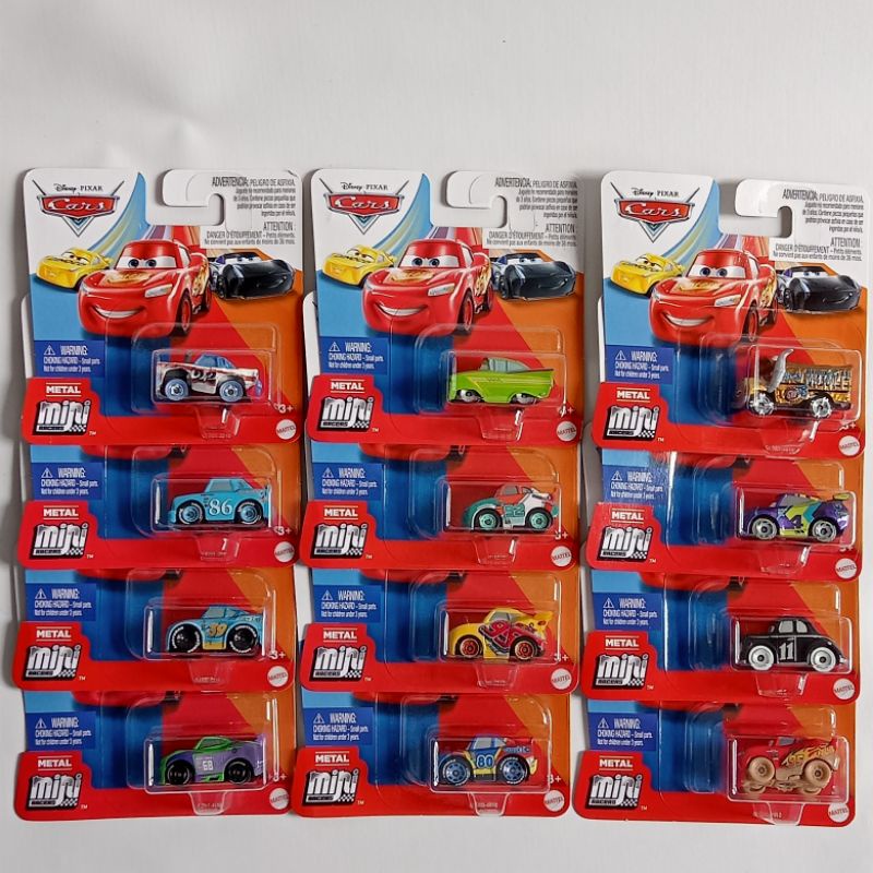 Disney Pixar Cars Metal Mini Racers | Shopee Singapore